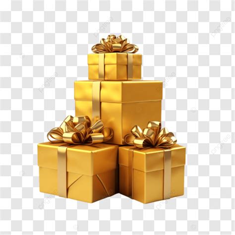 황금 선물 상자 황금 선물 상자 황금 선물 상자 Png 일러스트 및 이미지 에 대한 무료 다운로드 Pngtree