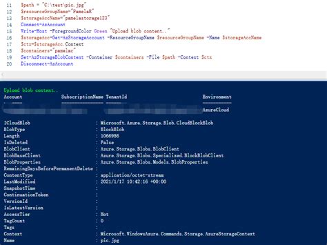 Azure Set Azstorageblobcontent Can Not Find The Specified File