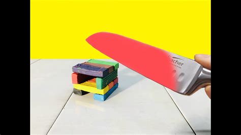 EXPERIMENT Glowing 1000 Degree KNIFE VS PLASTICINE YouTube