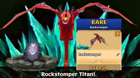 ROCKSTOMPER Max Level Titan Mode Dragons Rise Of Berk YouTube