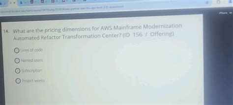 14 What Are The Pricing Dimensions For AWS StudyX