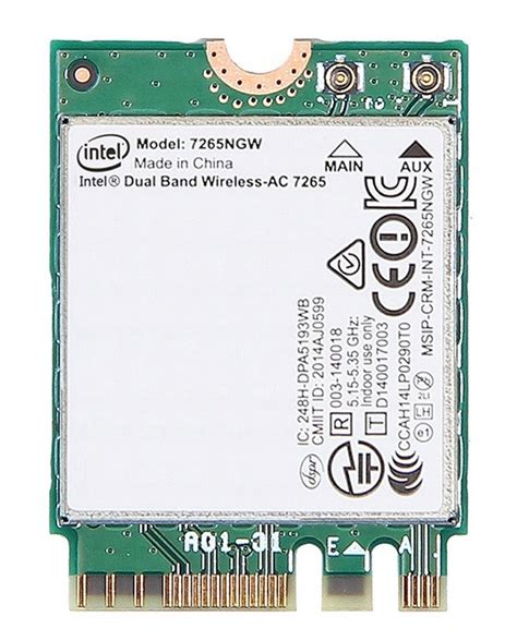 Купить Intel Dual Wireless AC 7265NGW Павильон HP x360 отзывы фото и
