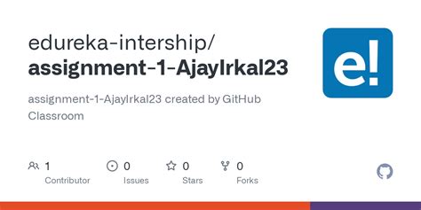 Assignment 1 AjayIrkal23 Index Html At Main Edureka Intership
