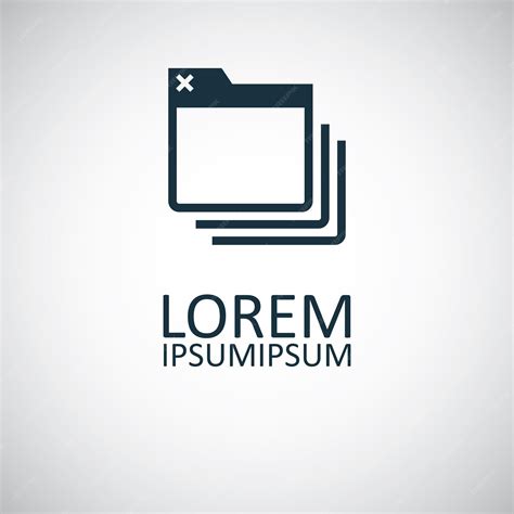 Premium Vector Browser Tab Icon