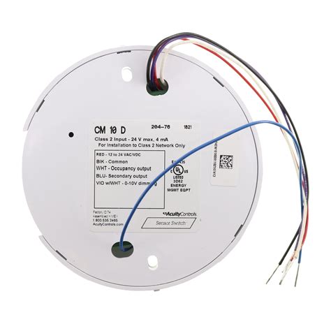 Sensor Switch Cm 10 D Occupancy Sensor Large Motion Dimming 12 24vd Toomanyamps