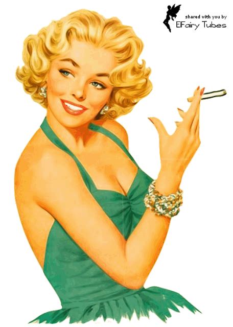 Pin Up Girl Cannabis Smoking Cigarette Poster Pul Vector Png Download 456640 Free