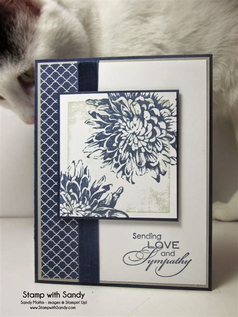 Love And Sympathy CMCC Sympathy Cards Handmade Stampin Up Sympathy Cards Hand Stamped Cards