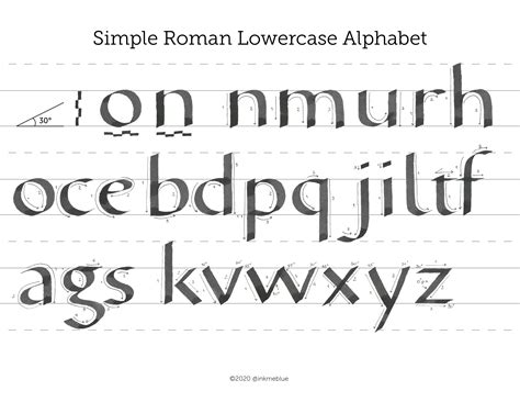 Calligraphy Lowercase R