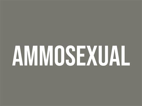 What Does Ammosexual Mean Meaning Uses And More FluentSlang