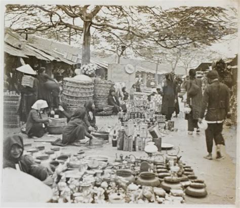 Markt Asien Siam Indo China Vietnam Foto K Platte De Verre Stereo Vintage Eur Picclick De