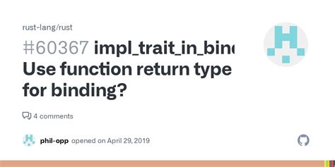 Impltraitinbindings Use Function Return Type For Binding · Issue