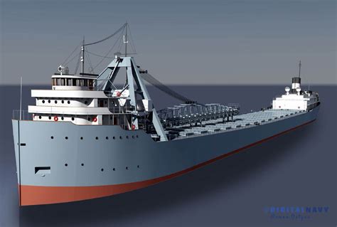 Ss Carl D Bradley 3d Ship Renderings Great Lakes Ship Models Hms