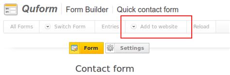adding the form to your website themecatcher support