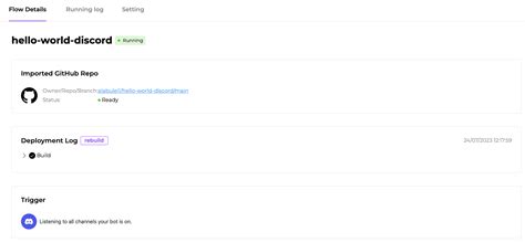 A Hello World Discord Flows Network Docs
