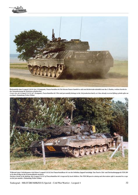 Cold War Warrior Leopard 1 Leopard 1 Main Battle Tank Participating In
