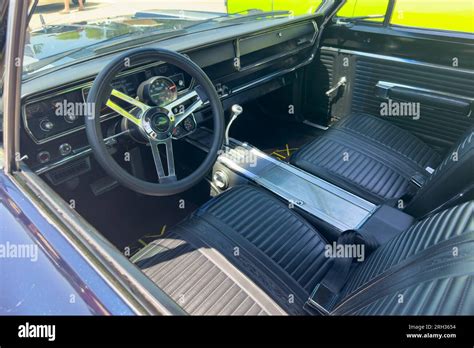 Little Elm Texas June 11 2023 Plymouth Roadrunner Leather Interior