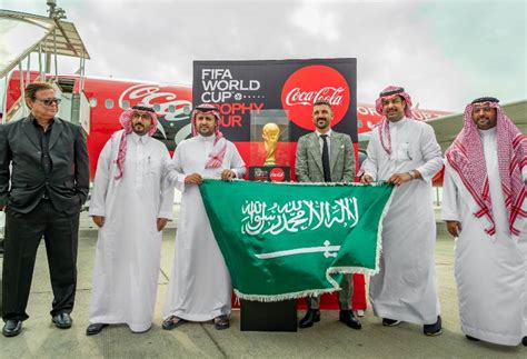 مجسم كأس العالم يصل إلى المملكة العربية السعودية وكالة نيو ترك بوست