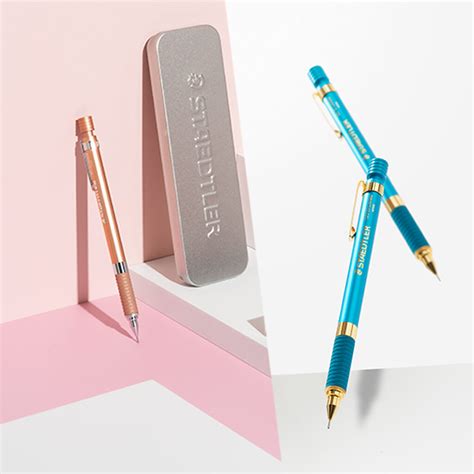 스테들러 ‘925 35 시안블루 브론즈 핑크 리미티드 에디션 샤프 출시 Staedtlerkr