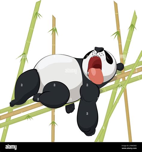 Sleeping Panda Illustration Stock Vector Image And Art Alamy