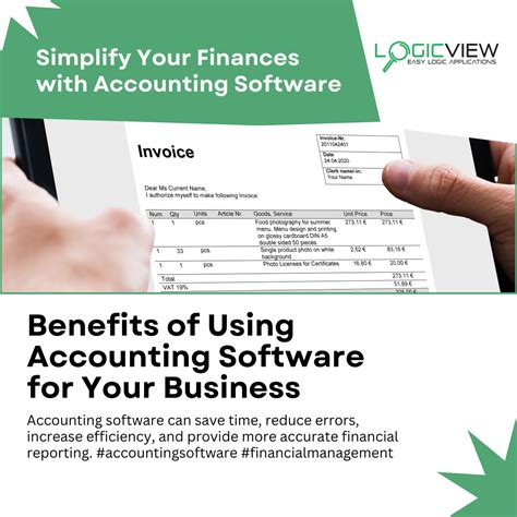 Benefits Of Accounting Software Logicview Erp Billing Software