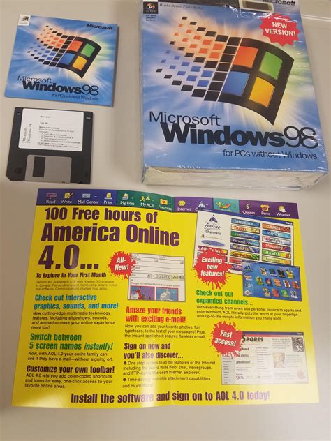 Freshly Opened Windows 98 Box Oh The Memories R Mildlyinteresting