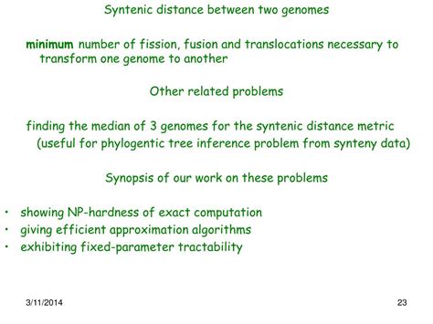 Ppt Algorithmic Problems Related To Sequences And Phylogenetic Trees