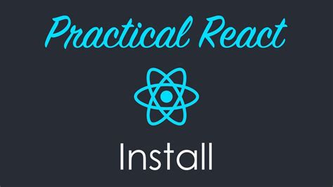 How To Install React Js On Your Computer Part 1 YouTube