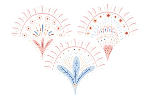 복잡한 패턴과 파스텔 색상의 보헤미안 스타일 가리비 장식 요소 벡터일러스트 레이 션 가리비에 대한 스톡 벡터 아트 및 기타 이미지 가리비 개성 개념 공예 Istock