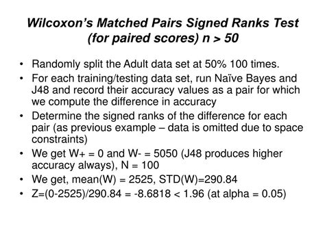 PPT Wilcoxons Rank Sum Test Two Independent Samples N1 N2 25