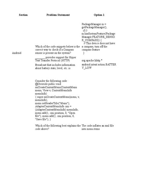 Android Questions Download Free Pdf System Software Software