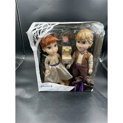 Disney Toys Frozen Doll Set Anna Kristoff 5 Proposal Ring Playset