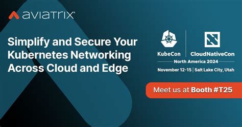 Ashher Syed Mba On Linkedin Kubecon Aviatrix Kubernetes Cloudnetworking