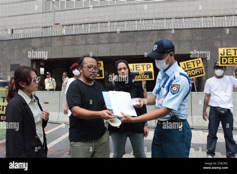 20 De Noviembre De 2023 Yakarta Yakarta Indonesia Activistas De