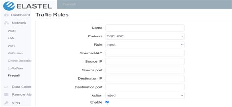 Firewall Elastel Docs Center