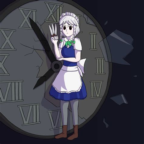 Sakuya Izayoi Redraw By Artskee On Newgrounds