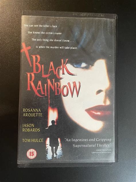 Black Rainbow Vhs 1989 Big Box Rosanna Arquette Jason Robards Movie