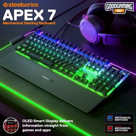 Jual Steelseries Apex 7 Gaming Keyboard Merah Switch Keyboard Gaming Aksesoris Pc Gaming