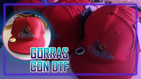Gorras Personalizadas Con DTF Usamos Plancha Casera Yair Zacarias