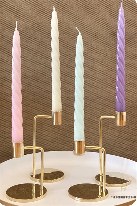 Riviera Maison Gedraaide Kaarsen Swirl Kaarsen Twisted Candles Roze Stuks Artofit