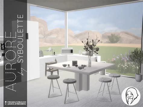 Aurore Set Syboulette Custom Content For The Sims 4