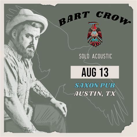 Bart Crow In Austin At The Saxon Pub