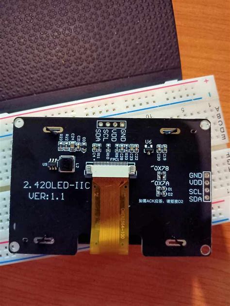 TZT 2 42 Inch 128x64 OLED Display Module SSD1309 With I2C Interface