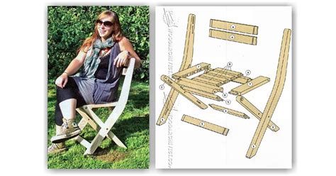 Outdoor Folding Chair Plans • Woodarchivist