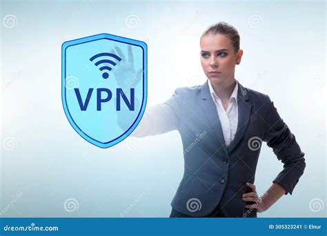 Virtual Private Network Vpn Cyber Concept Stock Image Image Of