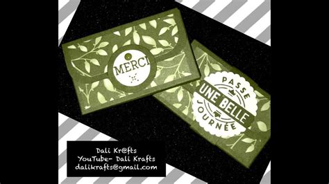 Stampin Up Tuto Petite Boîte à Chocolat YouTube