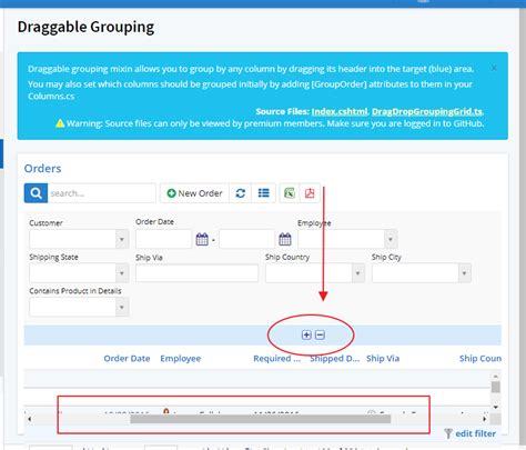 Draggable Grouping Expandcollapse Should Be Float Right · Issue 4682 · Serenity Isserenity