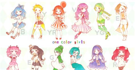 オリジナル One Color Girls Fuyuko（ふゆこ）のイラスト Pixiv
