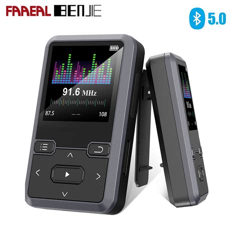 Faaeal Benjie M10 Bluetooth Mp3 Player With Clip Support Sd Card