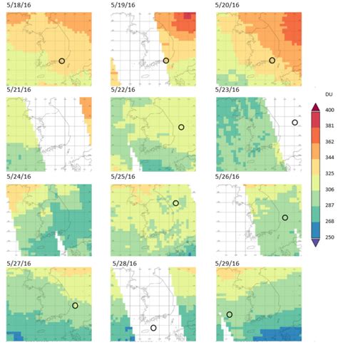 Satellite Retrievals Of Spatial Dynamics In Total Column Ozone Tco3