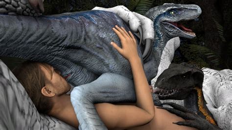 rule 34 blowjob blue jurassic world claws cloaca dinosaur facesitting feral forest group sex